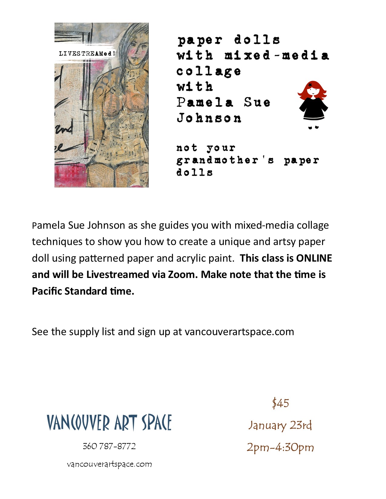 Livestream Paper Dollz – ART ZONE